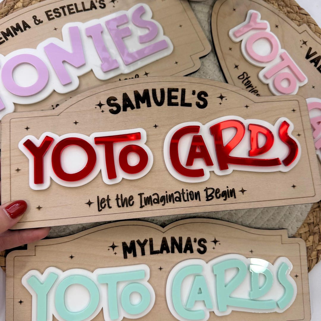 Custom Yoto Station Wall Plaque, Yoto Cards Wall Sign, Yoto Station ...