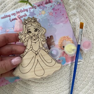 Princess Magnets Party Favor for Kids Diy, Princess Birthday Party ...