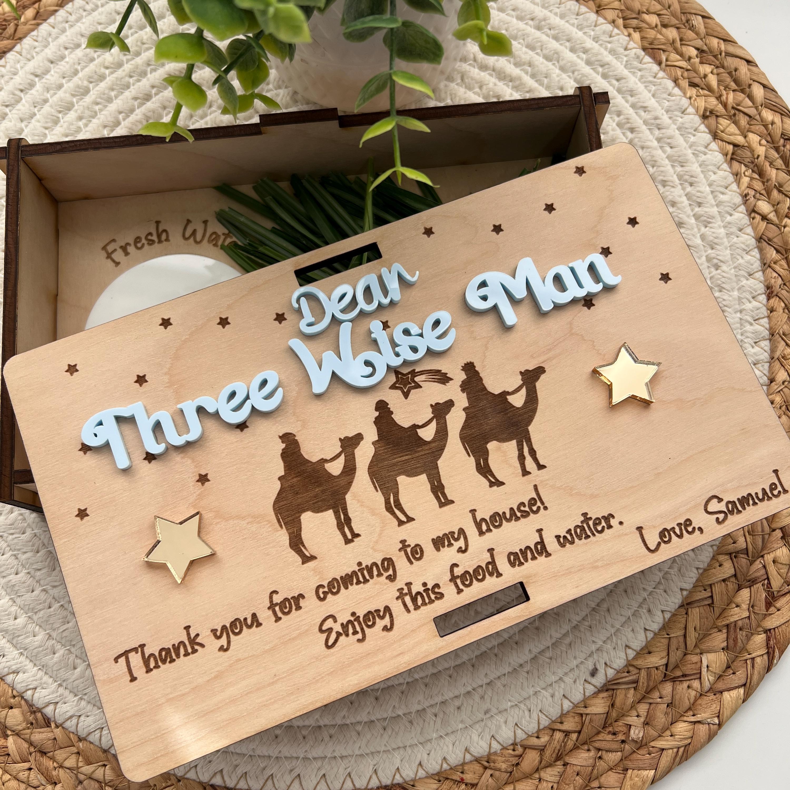 Custom Three Wise Man Tray, Three Wise Man Box, Three Wise Man Day ...