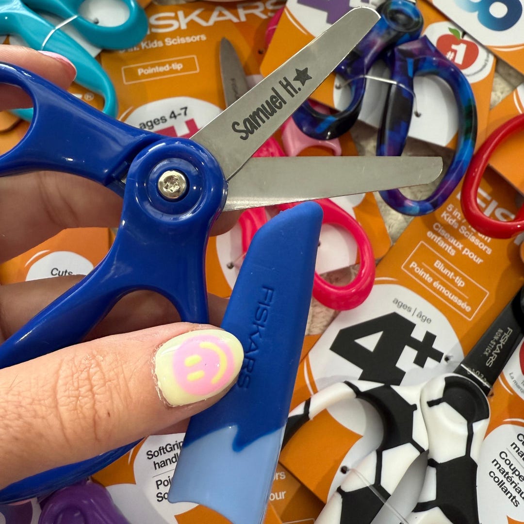 Custom Fiskars Scissors for Kids, Personalized Fiskars Children ...