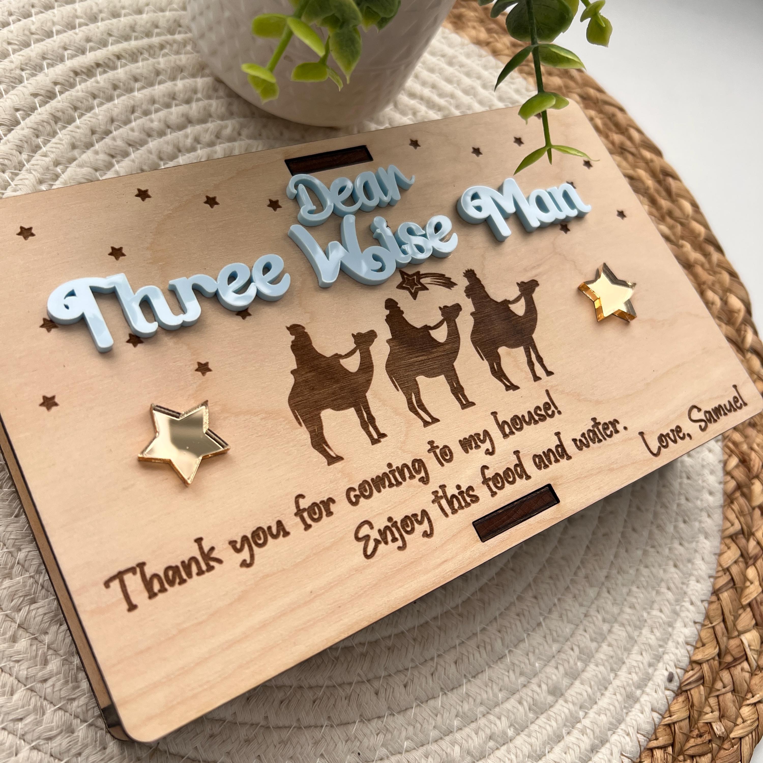 Custom Three Wise Man Tray, Three Wise Man Box, Three Wise Man Day ...