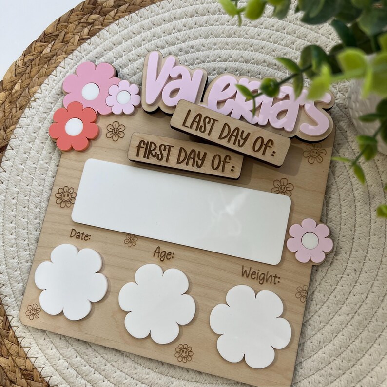 First Day of School Sign, Personalized Back to School Sign, Back to ...