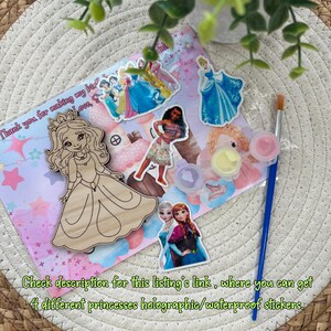 Princess Magnets Party Favor for Kids Diy, Princess Birthday Party ...