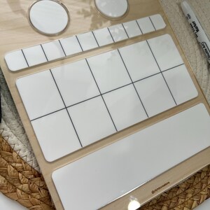 Number Bond Math Practice Wooden Board, Ten Frames Math Practice Board ...