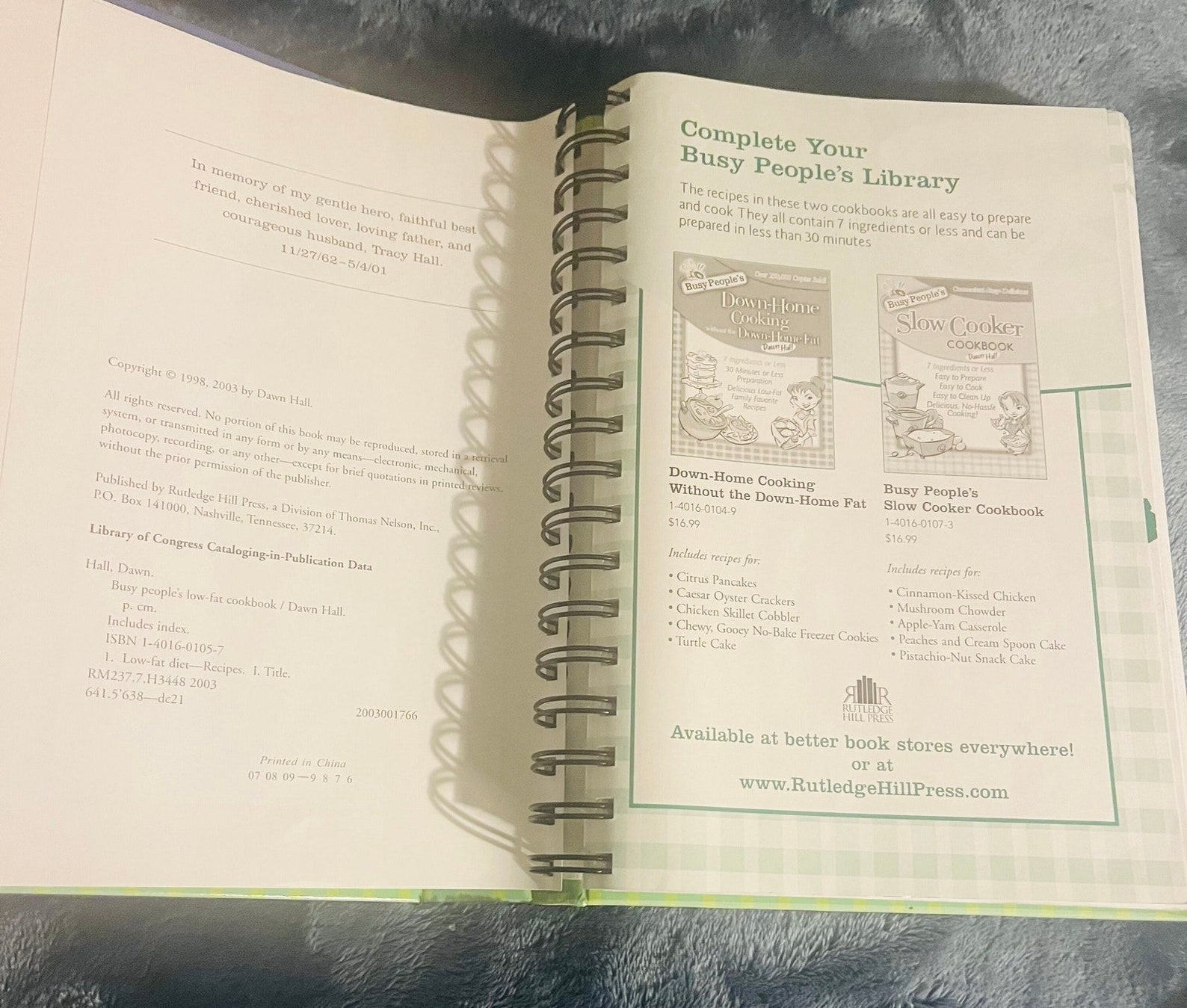 Busy People’s Low-fat Cookbook Vintage Hardcover - Etsy