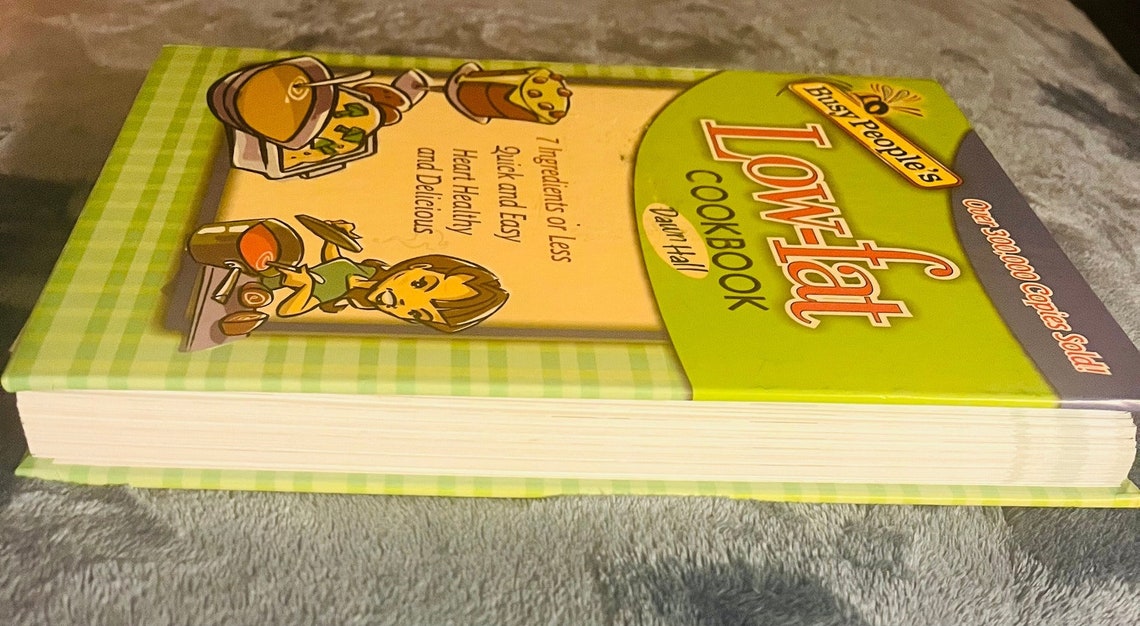 Busy People’s Low-fat Cookbook Vintage Hardcover - Etsy