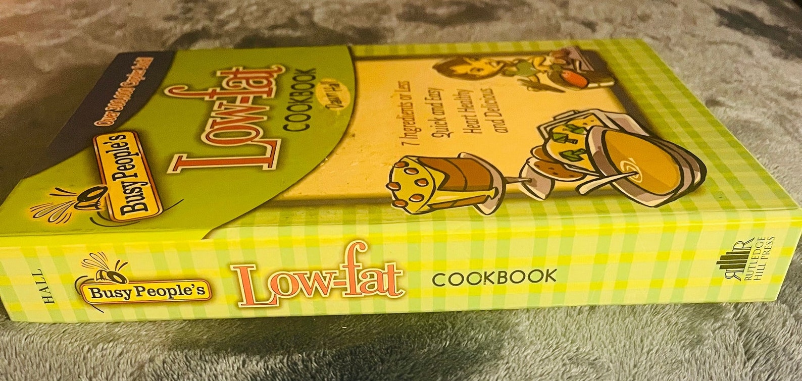 Busy People’s Low-fat Cookbook Vintage Hardcover - Etsy