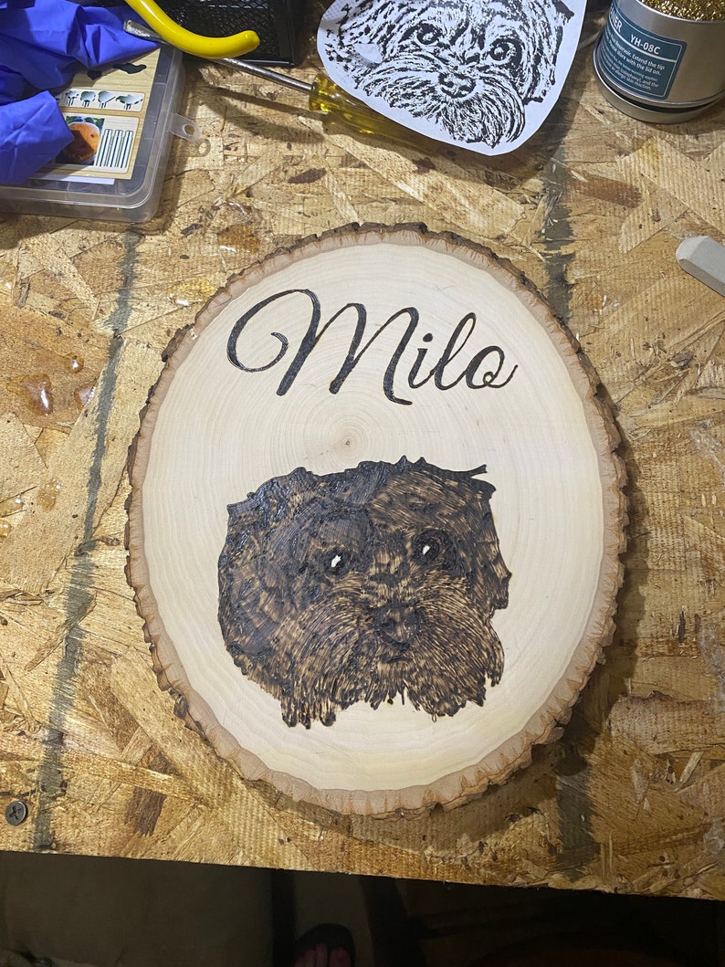Dog Photos Made Into Wood Burn Creations! - Etsy