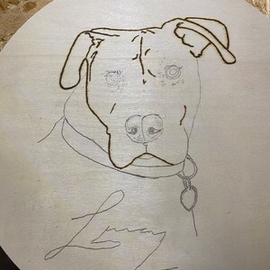 Dog Photos Made Into Wood Burn Creations! - Etsy