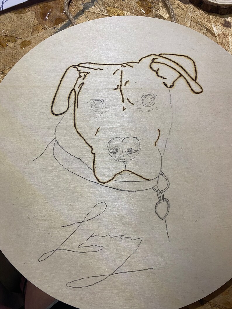 Dog Photos Made Into Wood Burn Creations! - Etsy