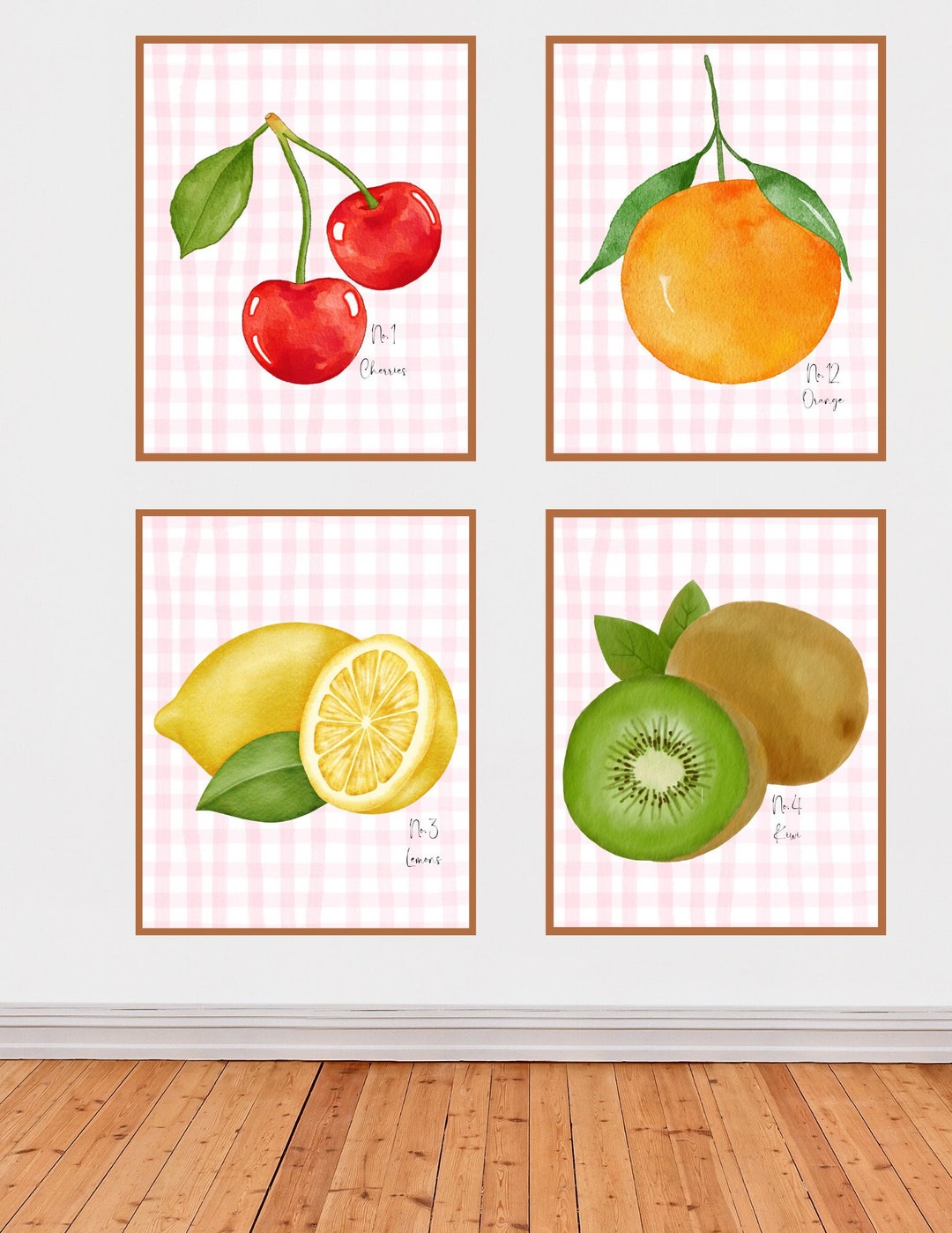Kitchen Decor, Kitchen Printables, Fruit Decor, Digital Prints, Fruit ...