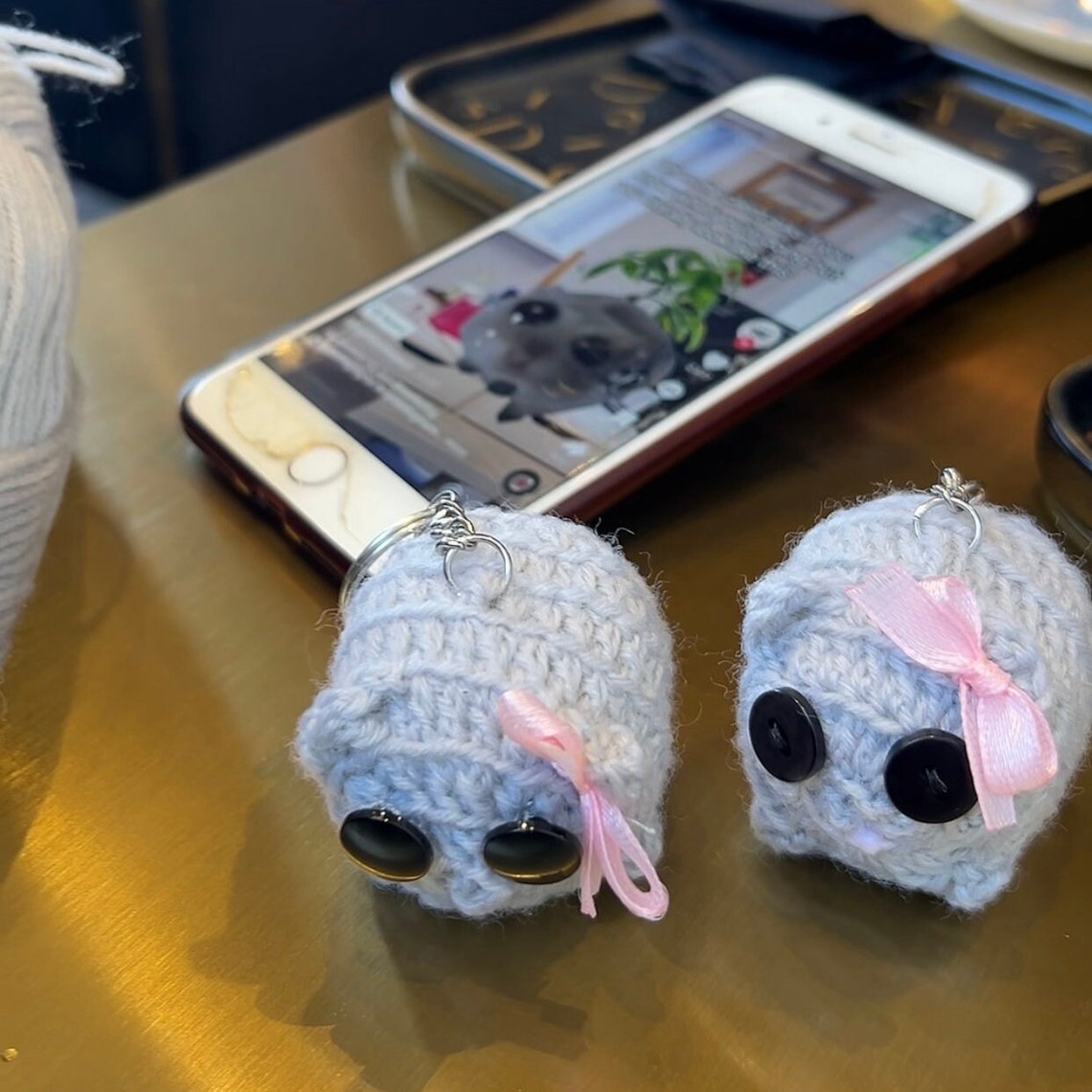 Sad Hamster Meme Crochet Viral Tiktok Hamster Keychain Amigurumi - Etsy