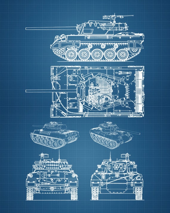 M18 Hellcat Blueprints
