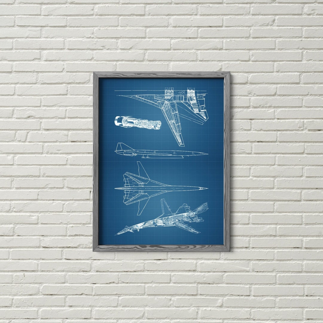 Digital Poster, INSTANT DOWNLOAD, Decorative Wall Art Blueprint ...