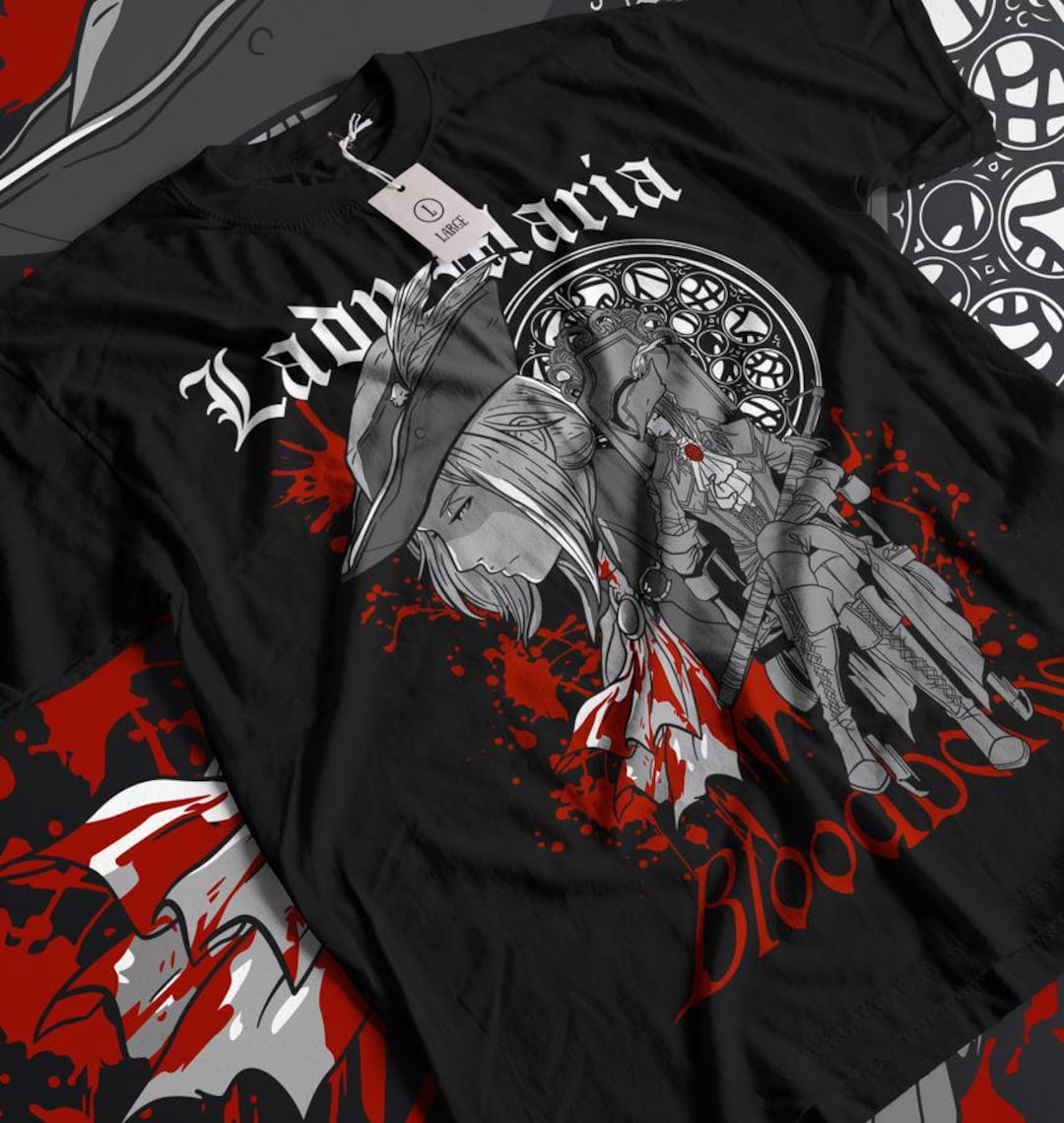 Unisex Bloodborne Lady Maria, Bloodborne Hunters Mark Gaming T-shirt ...