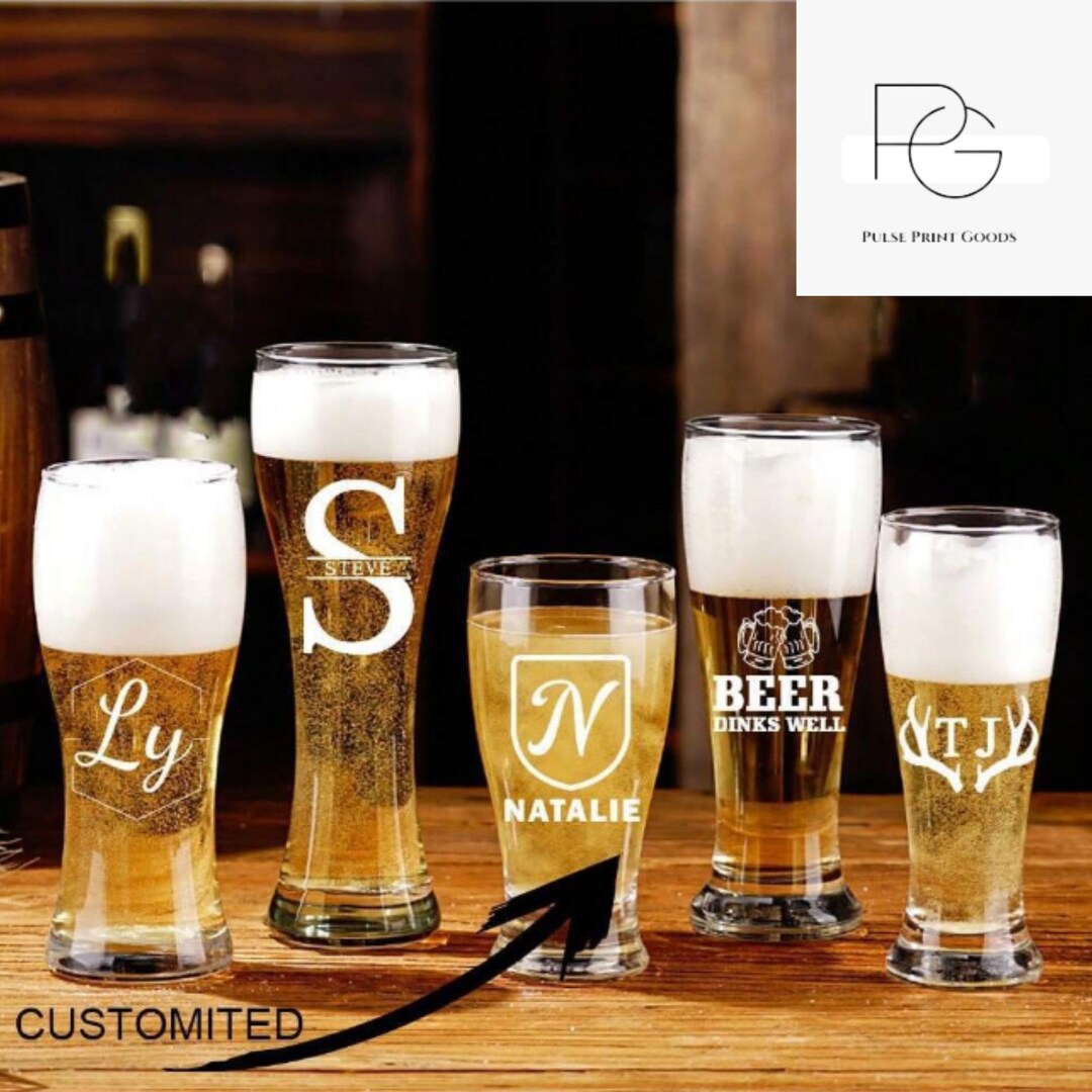 Personalized Carved Beer Mug - Custom Beer Mug Gift for Groomsmen ...