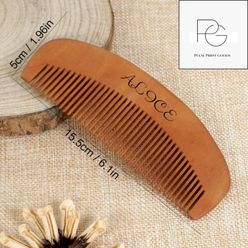 Personalized Wooden Hair Comb -anti-static Detangling Brush for All ...