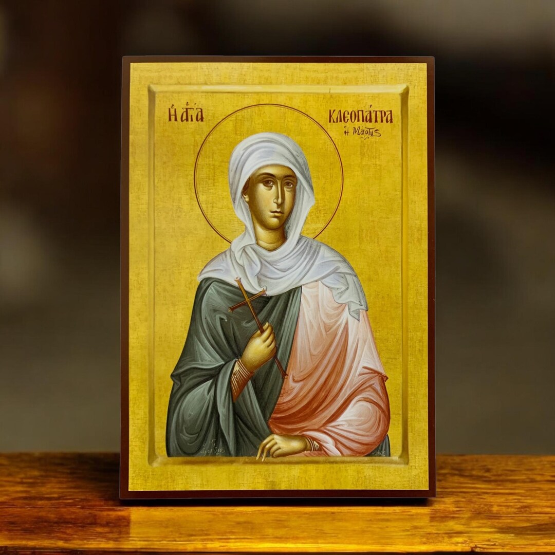 Saint Cleopatra - Orthodox Wooden Icon - Etsy