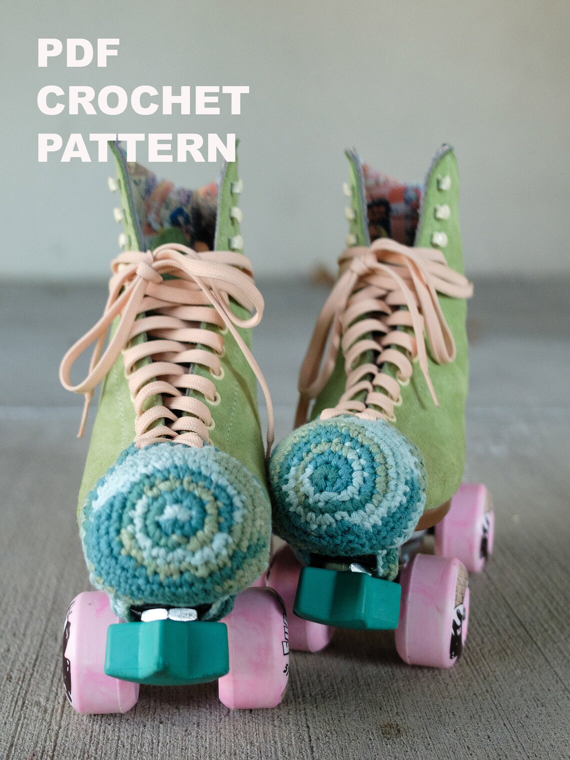 Roller Skate Toe Guard CROCHET PATTERN Solid Color/ombre & Stripes - Etsy