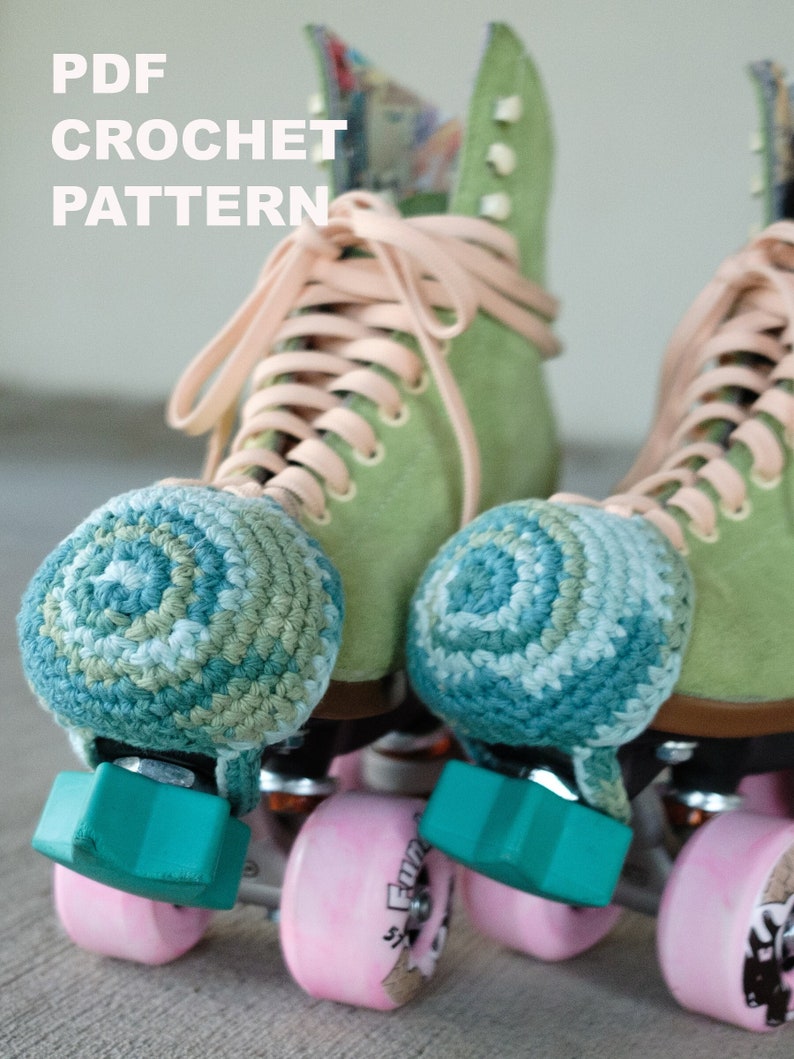 Roller Skate Toe Guard CROCHET PATTERN Solid Color/ombre & Stripes - Etsy