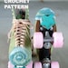 Roller Skate Toe Guard CROCHET PATTERN Solid Color/ombre & Stripes - Etsy