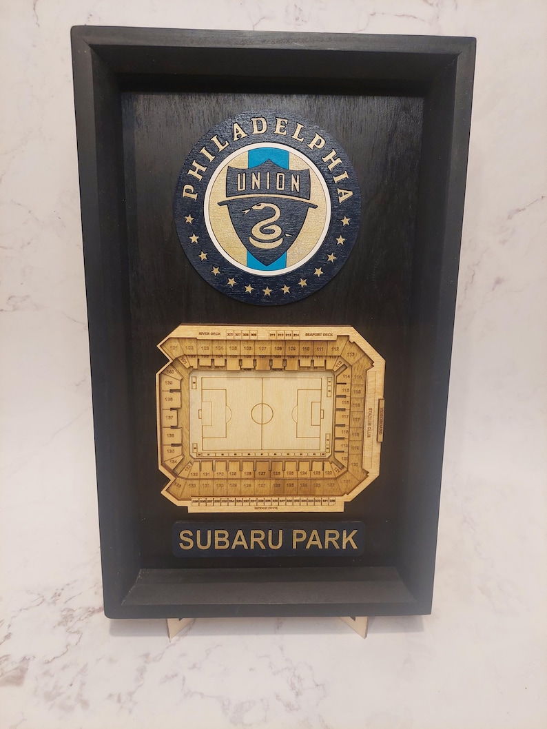 Philadelphia Union Logo and 3D Stadium Wall Hanging - Etsy