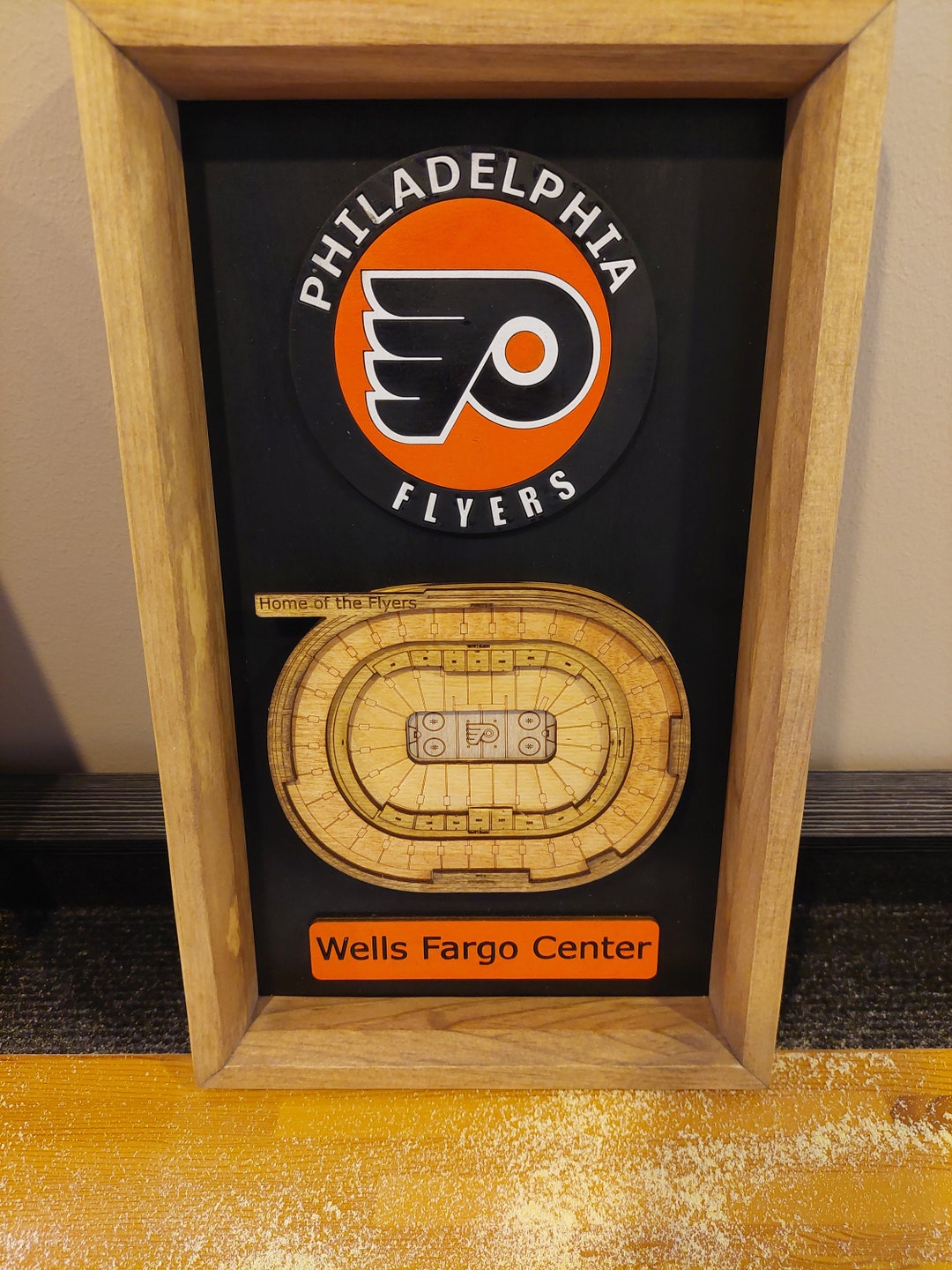 Flyers Logo and 3D Arena Wall Hanging - Etsy