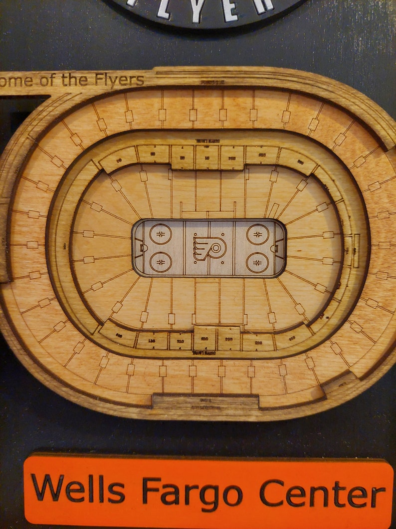 Flyers Logo and 3D Arena Wall Hanging - Etsy
