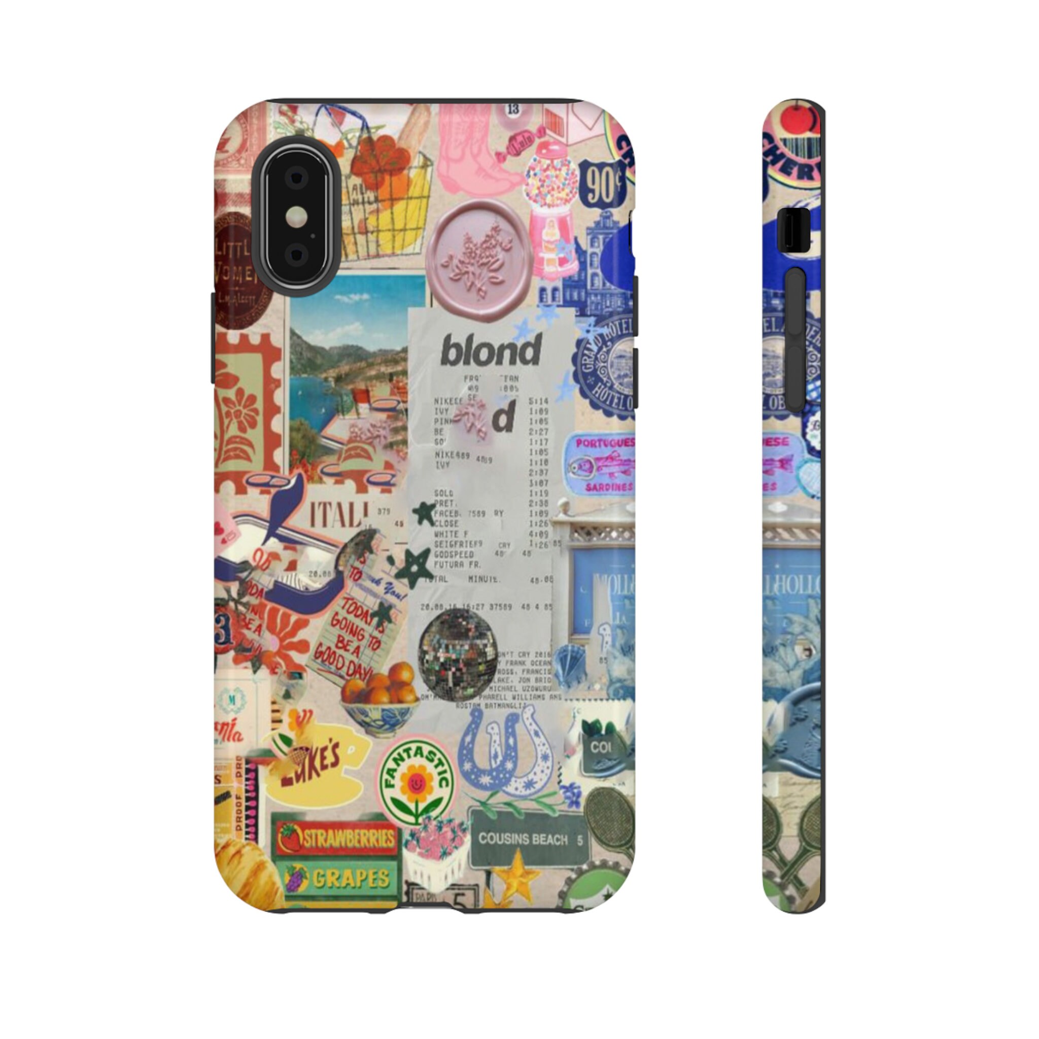 World Travel Scrapbook Collage Phone Case Collage Phone Case Beach ...