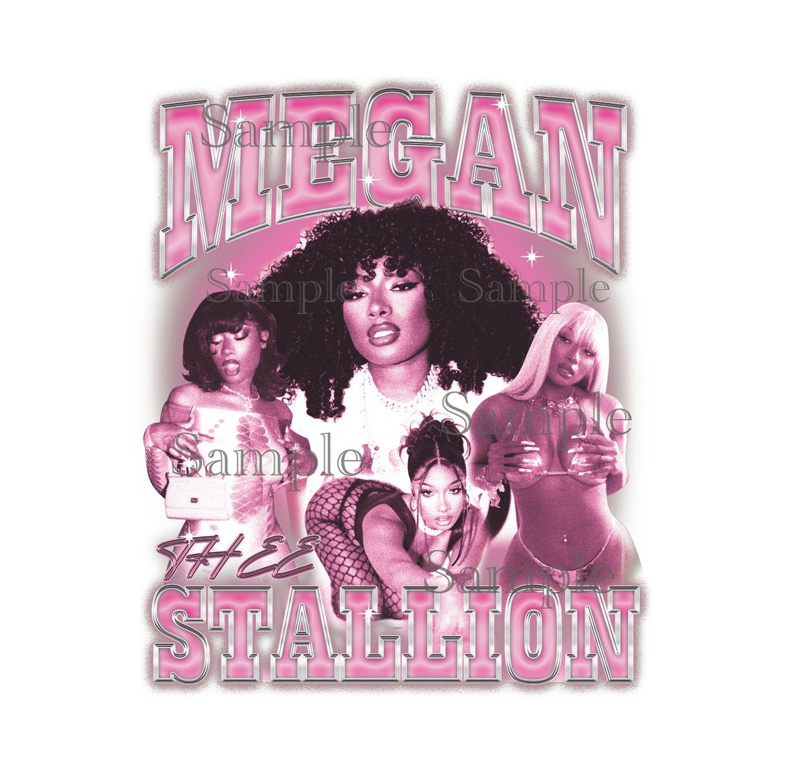 Megan Thee Stallion PNG Design. Meg Concert Inspired Design. Rap Tee ...
