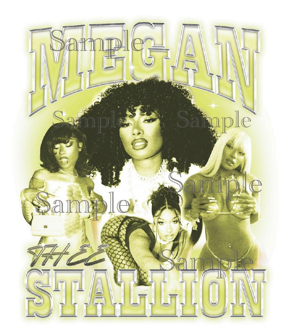 Megan Thee Stallion PNG Design. Meg Concert Inspired Design. Rap Tee ...