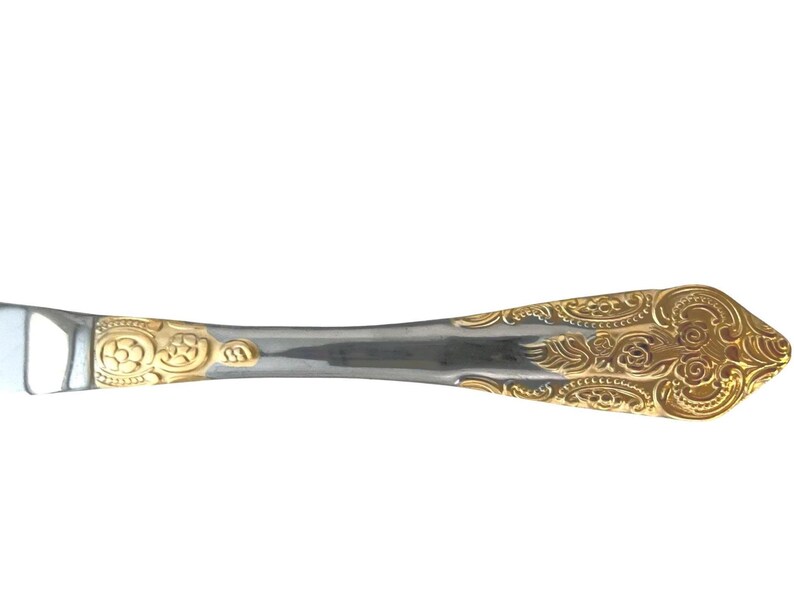 Gothic Silverware Set Baroque Cutlery Fantasy Flatware Black or Silver ...