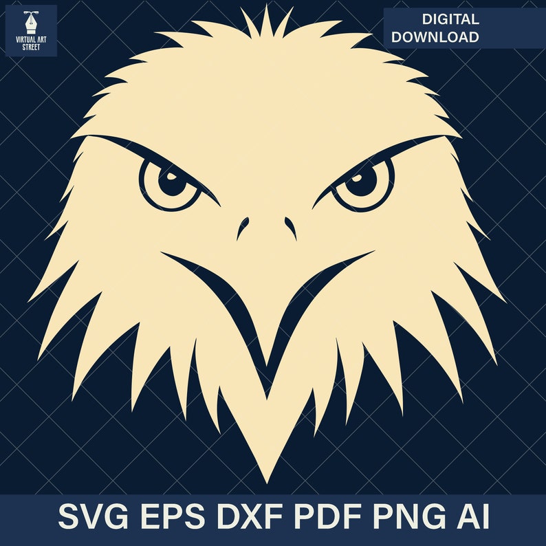 Hawk Bird SVG, Png, Eps, Dxf, Jpg Digital Download File Silhouette ...