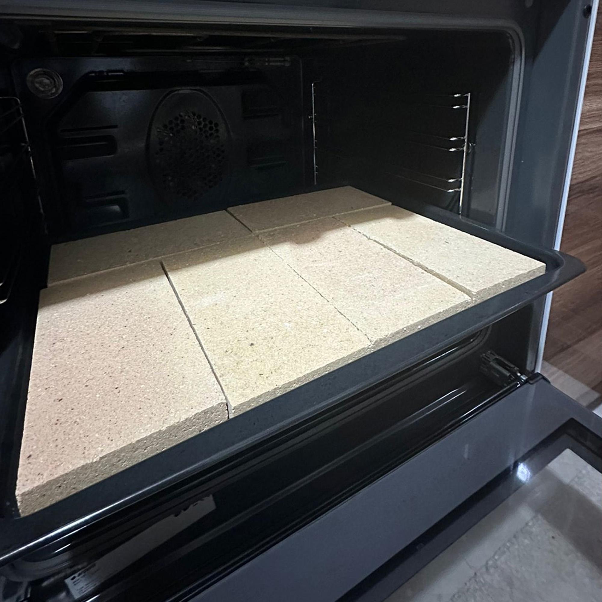 6 Baking Stones, Oven Stone, Baking Stone for Pizza and Bread Making, 6 ...