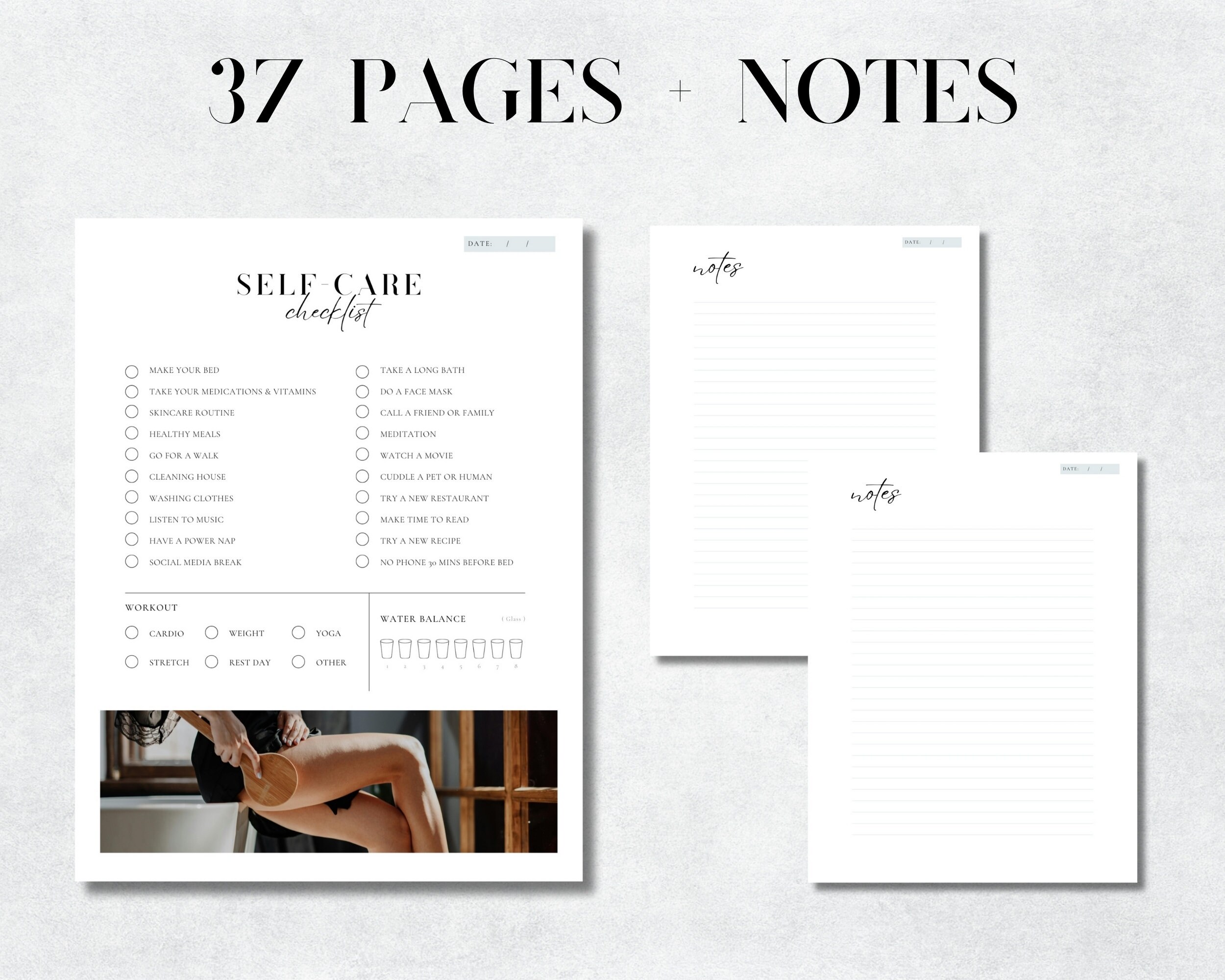 Wellness Planner Printable, Ultimate Self-care Digital Download, Goals ...