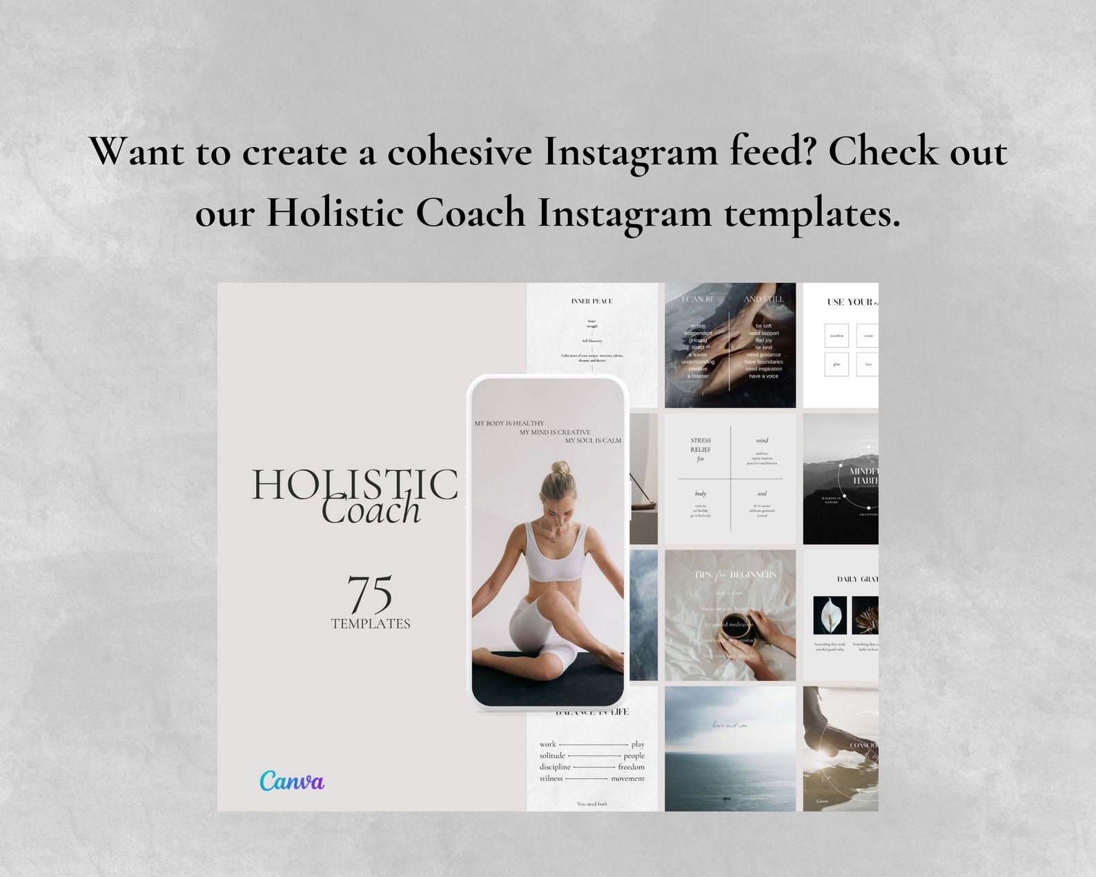 Holistic Coach Instagram Highlights, Life Coaching Social Media Story ...