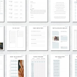 Wellness Planner Printable, Ultimate Self-care Digital Download, Goals ...