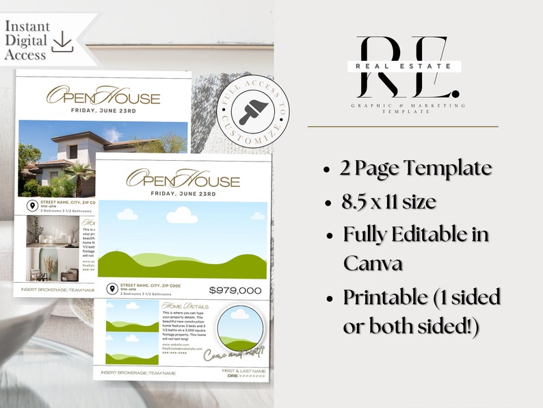 Open House Community Report Flyers Add Value to Client Residential Real ...