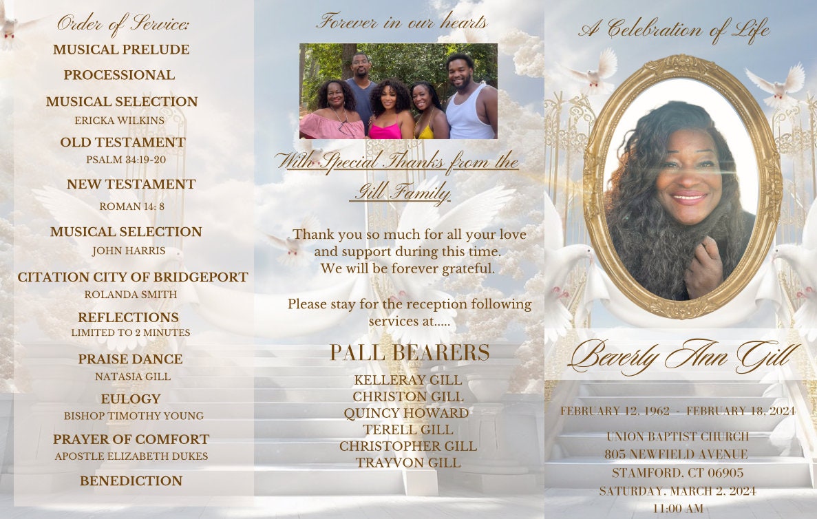 Funeral Program Design - Etsy
