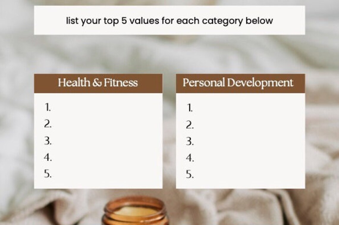 Self Development Workbook - Etsy