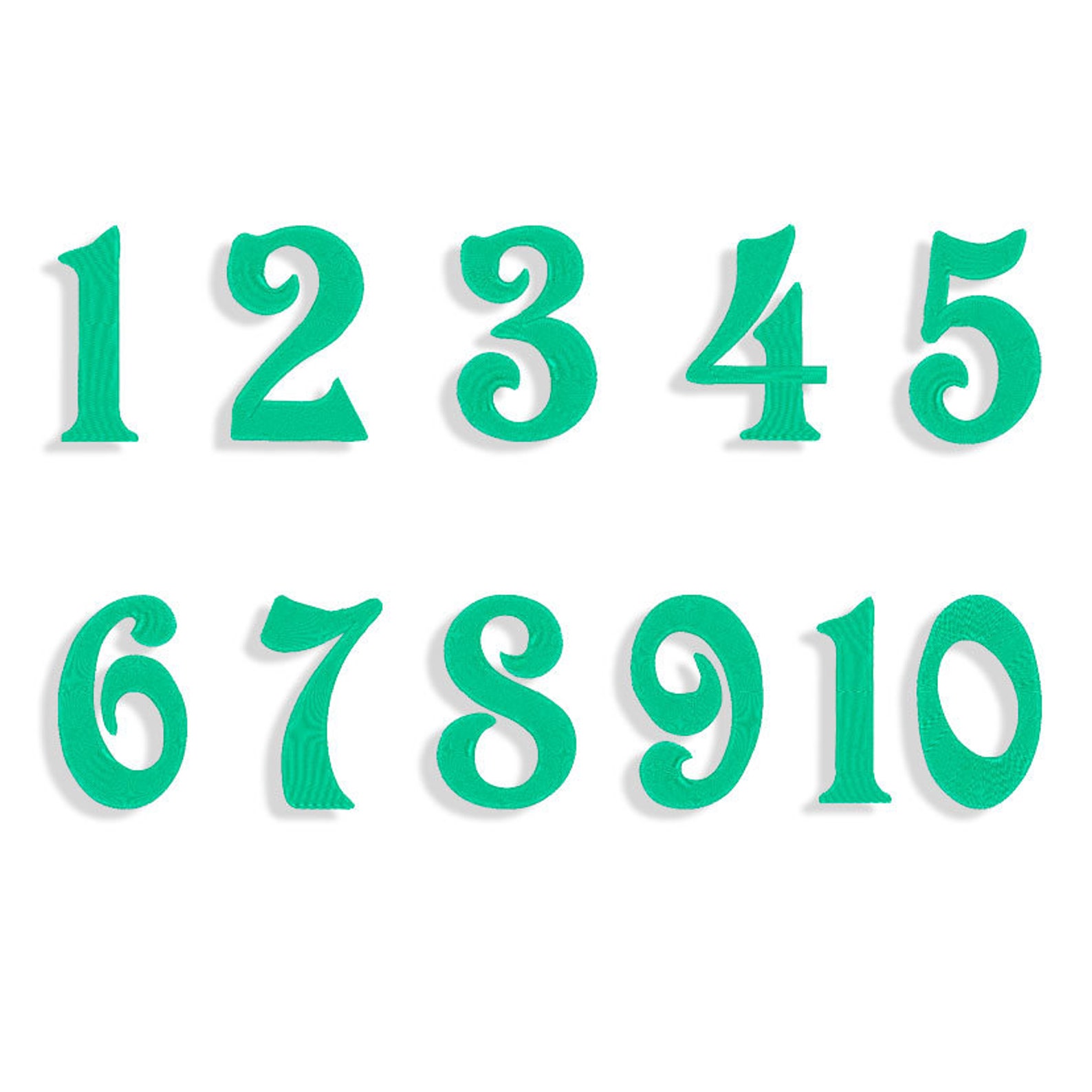 Tribal Numbers Embroidery Designs, Numbers Embroidery Design. Multiple ...