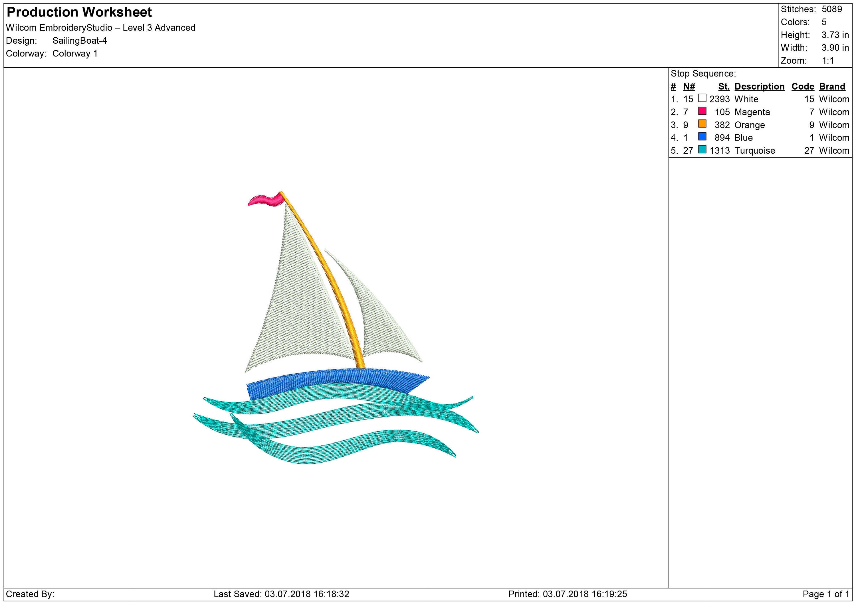 Sailboat Embroidery Designs, Boat Embroidery Design. Multiple Sizes and ...