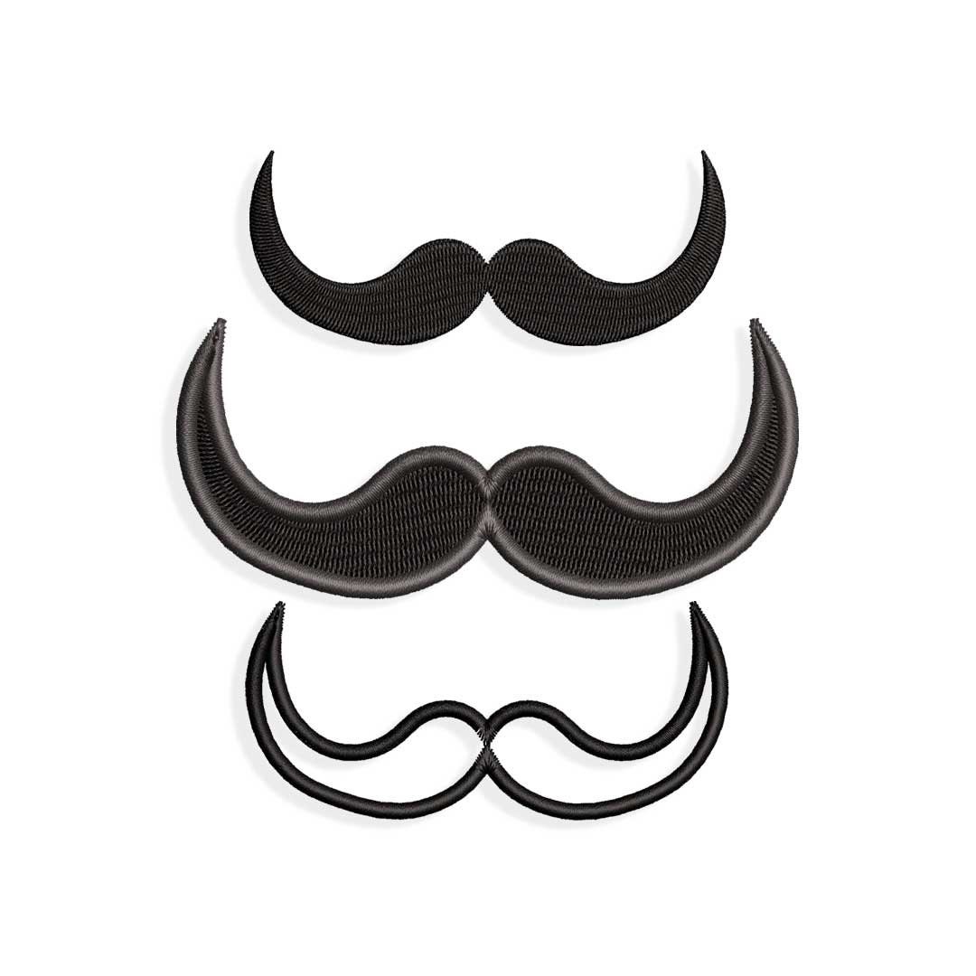 Mustache Embroidery Designs, the Imperial Embroidery Design. Multiple ...