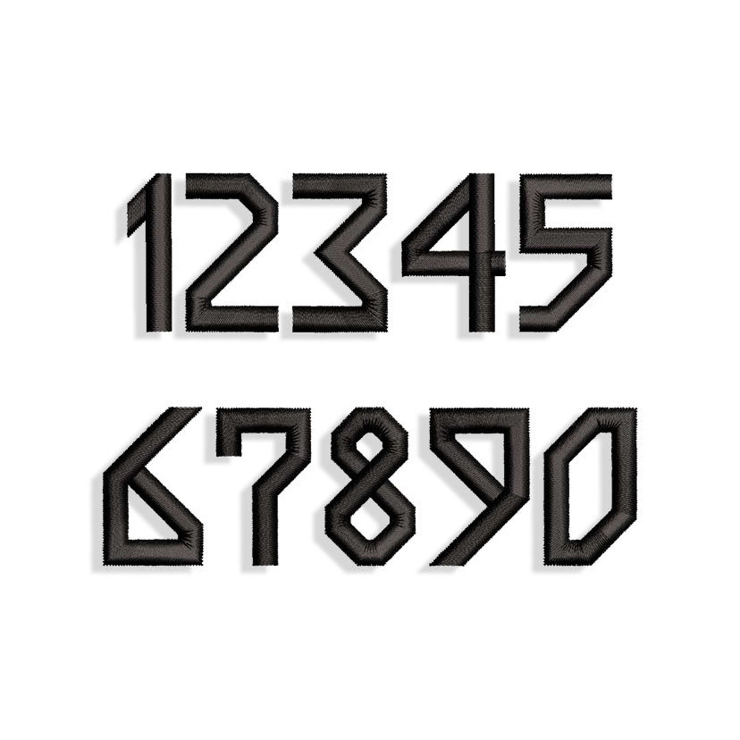Sport Numbers Embroidery Designs, Calculator Numbers Embroidery Design ...