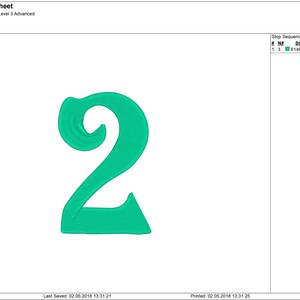 Tribal Numbers Embroidery Designs, Numbers Embroidery Design. Multiple ...