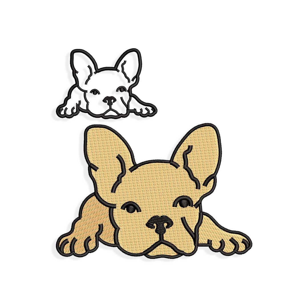 French Bulldog Embroidery Designs, French Bulldog Dog Embroidery Design ...