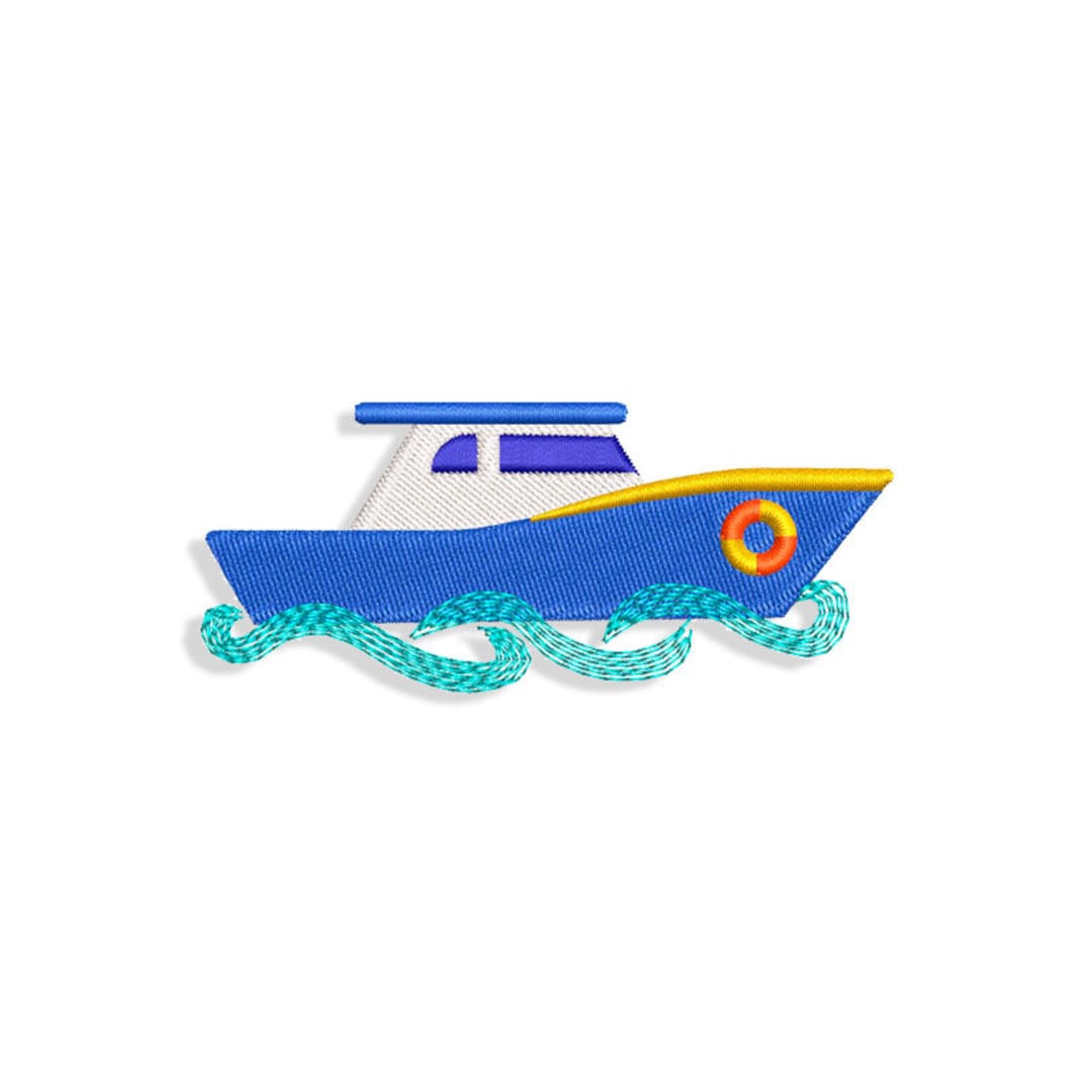 Sailboat Embroidery Designs, Boat Embroidery Design. Multiple Sizes and ...