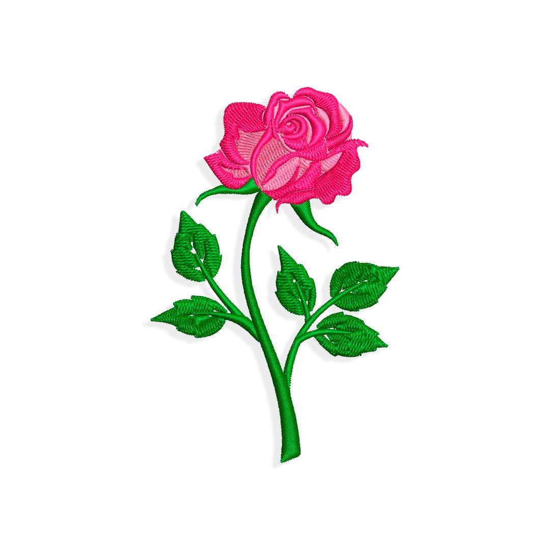 Rose Embroidery Designs, Flower Embroidery Design. Multiple Sizes and ...