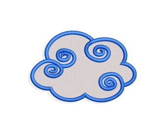 Cloud Embroidery Design, 5 Sizes, Instant Download - Etsy