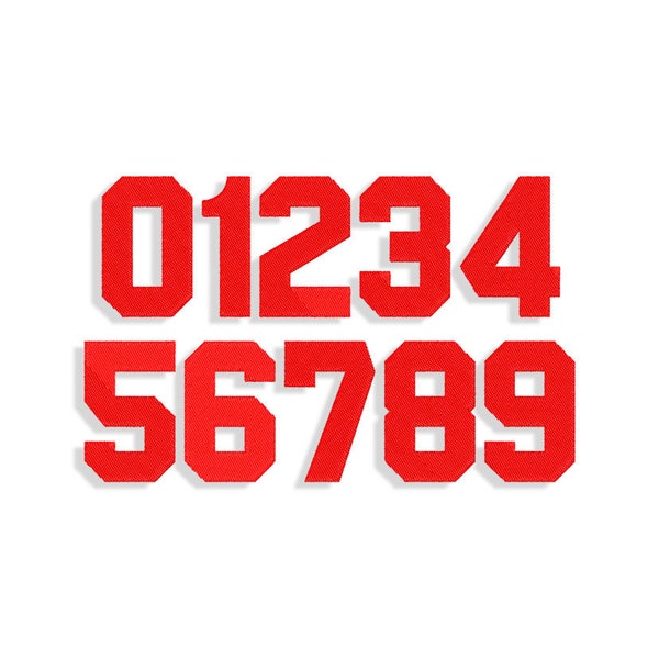 Embroidery Numbers - Etsy